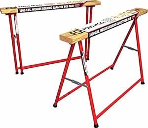 Grabber FNG Fold N' Go Pro Model Sawhorses - 1 Pair per Package - Power ...