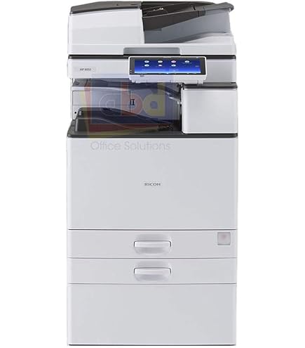 Wireless Setup Ricoh Aficio MP C4503 MFP Color Laser Printer Copier ...