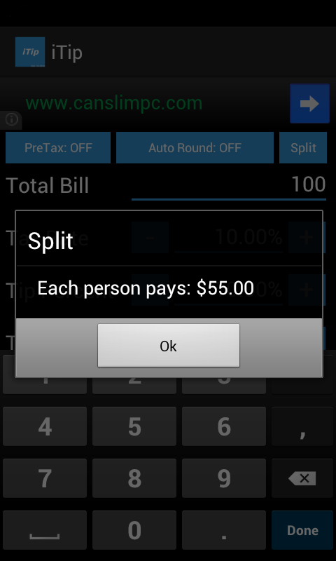 Amazon.com: iTip - free tipping calculator: Appstore for Android