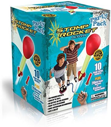 The Original Stomp Rocket Ultra Rocket Party Pack, 30 Rocket Combo ...