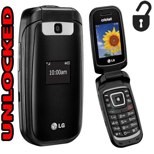 LG Flip Phone 3G True B460 GSM Unlocked Bluetooth Camera (Cricket) World Phone (NOT CDMA ...