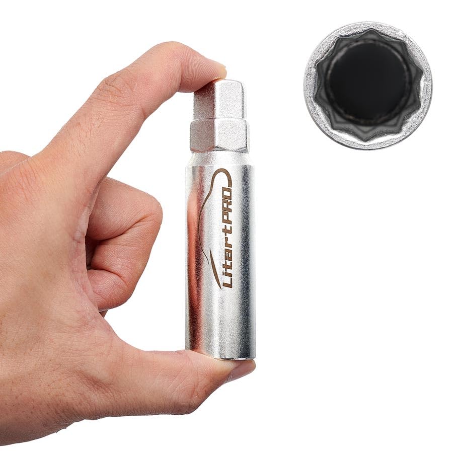 LitartPRO 42CRMO 10 Spline Lug Nut Key Replacement for TA20-17/19 ...