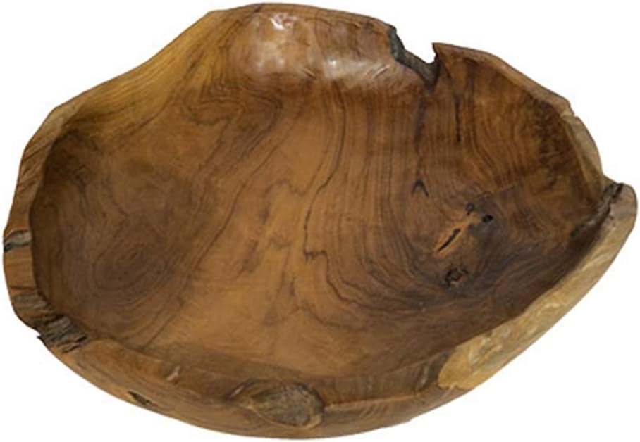 delightful contemporary rustic wooden serving or display bowls carved ...
