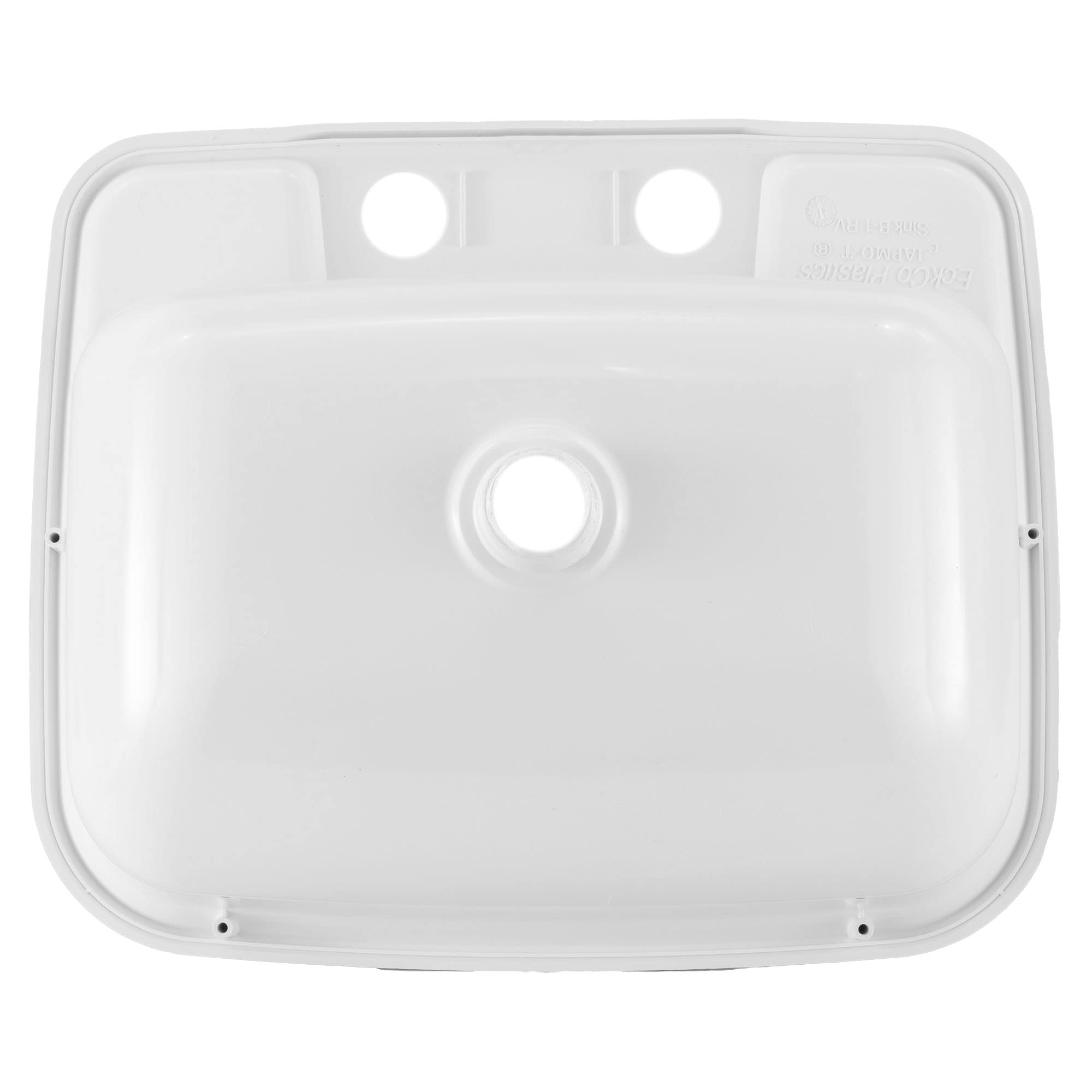 Rectangle RV Bathroom Sink | Single Bowl Lavatory Sink | Camper Sink ...