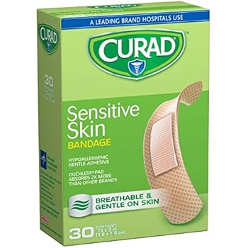 Amazon.com: STAT STRIP Adhesive Bandages 100 Flexible LATEX FREE 1x3 ...