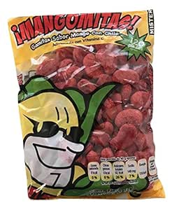 Amazon.com : Mangomitas Chili Coated Mango Flavored Gummies Snack ...