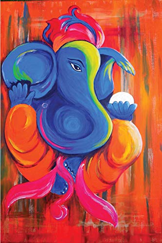 Buy Hindu Religious Lord Ganesha Wall Sticker Poster|Ganpati Bappa ...