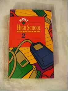 Amazon.com: Holt High School Handbook 2 (9780030946394): HOLT, RINEHART ...