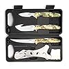 GVDV Hunting Knife Set - Deer Hunting Gear Butcher Game Processor Set ...