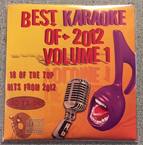Best Of Karaoke - Best Of Karaoke 2012 Volume 1 CD+Graphics CDG 18 Pop ...