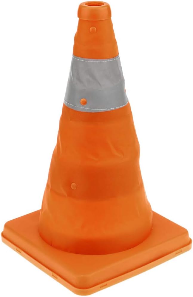 PrimeMatik – Traffic cone with signaling reflector and 32 cm folding ...