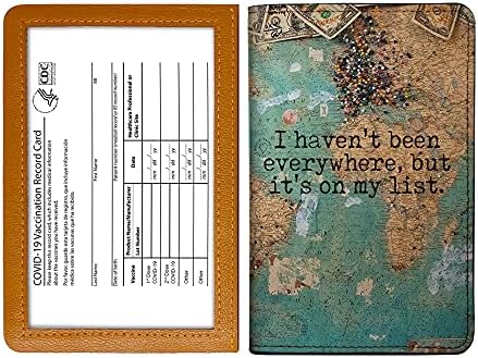 With Love From Julie Vaccination Passport Holder CDC Issued Vaccine ...