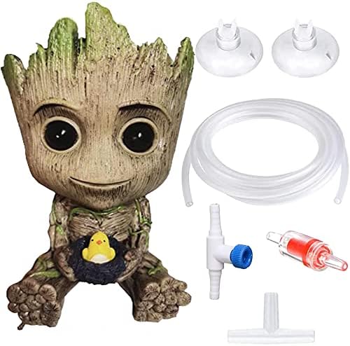 TEEMO Aquarium Groot Air Bubbler Decorations, Air Bubbler Decorations ...