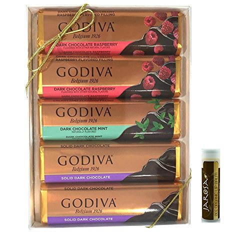 Godiva Classic Dark Chocolate Bar Gift Box Dark Chocolate Raspberry ...
