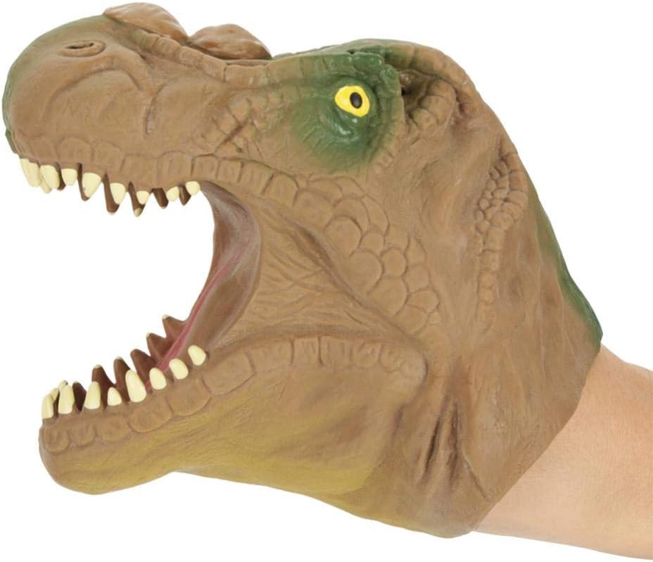 Fdit Dinosaur Head Hand Puppet Children Parents Interactive Stories ...