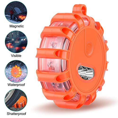 Emergency C 2PCS LED Car Emergency Warning Light Roadside Flash Flares ...
