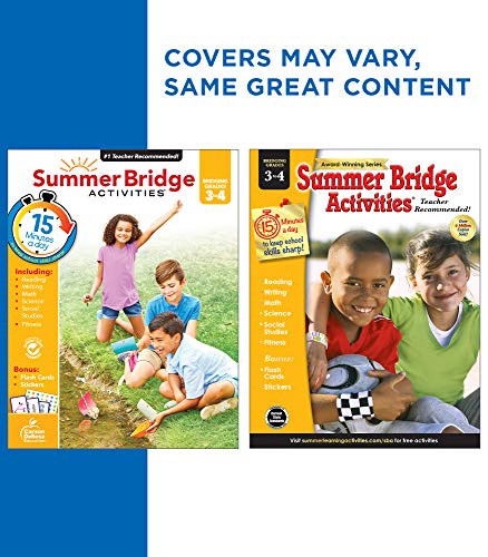 Summer Bridge Activities 3rd to 4th Grade Workbook, Math, Reading ...