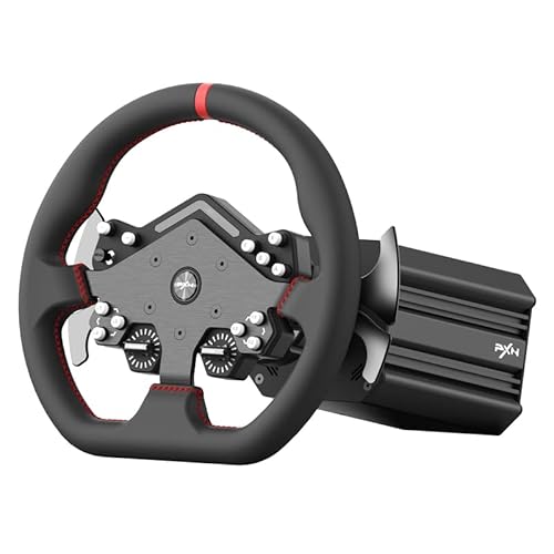PXN V12 Lite Direct Drive Force Feedback Racing Wheel - 11" Detachable Wheel, 6Nm Torque ...