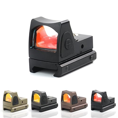 Tactical RMR Red Dot Sight, 3.25MOA Picatinny Mount Adjustable Reflex ...