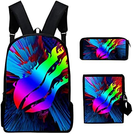 Preston Playz prestonplayz Gamer Flame Backpack Teen Boys School Book ...