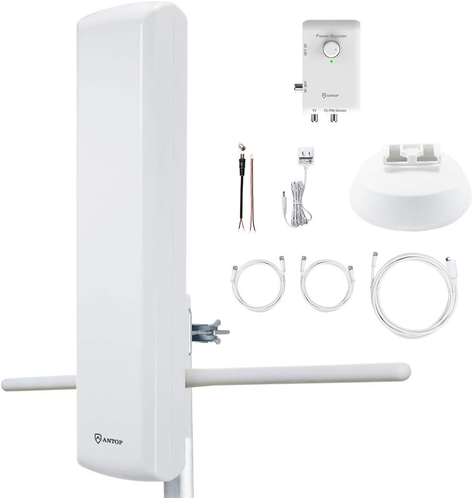 Amazon.com: ANTOP ANTENNA HD Smart Panel SBS-802 HDTV ＆ FM Amplified ...