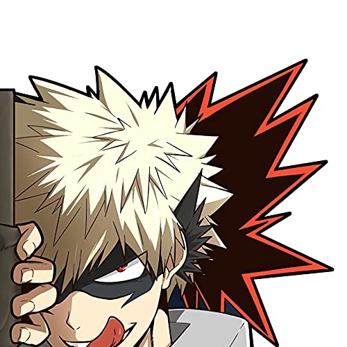 2pcs Anime Stickers for Cars, My Hero Academia Bakugo Peeking Middle ...