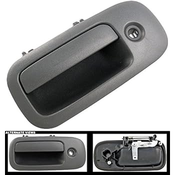 Amazon.com: APDTY 80415 Exterior Textured Door Handle W/Keyhole Fits ...