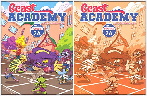 Art of Problem Solving: Beast Academy 2A Books Set (2 Books) - 2A Math ...