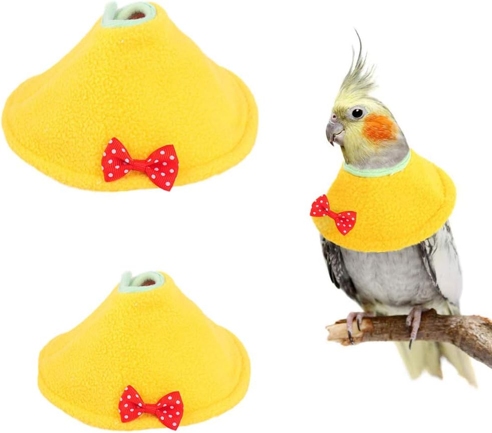 ASOCEA Adjustable Bird Cone Collar Parrot Anti-bite Recovery Collar ...