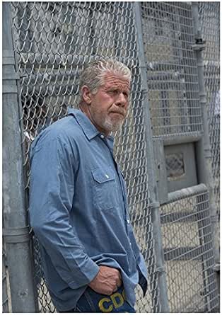 Sons of Anarchy Ron Perlman as Clarence "Clay" Morrow Leaning Against ...