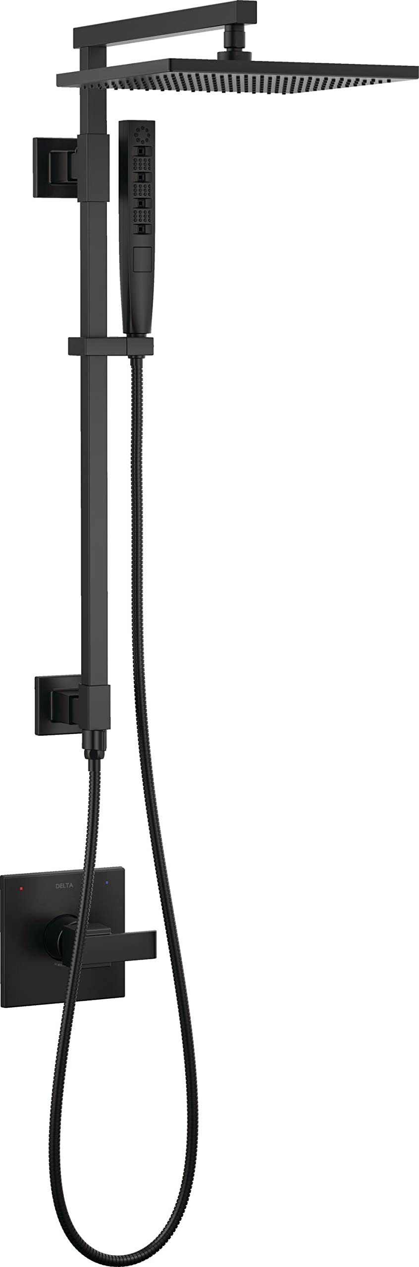 Mua Delta Faucet Emerge Matte Black Shower Column Including Rain Shower ...