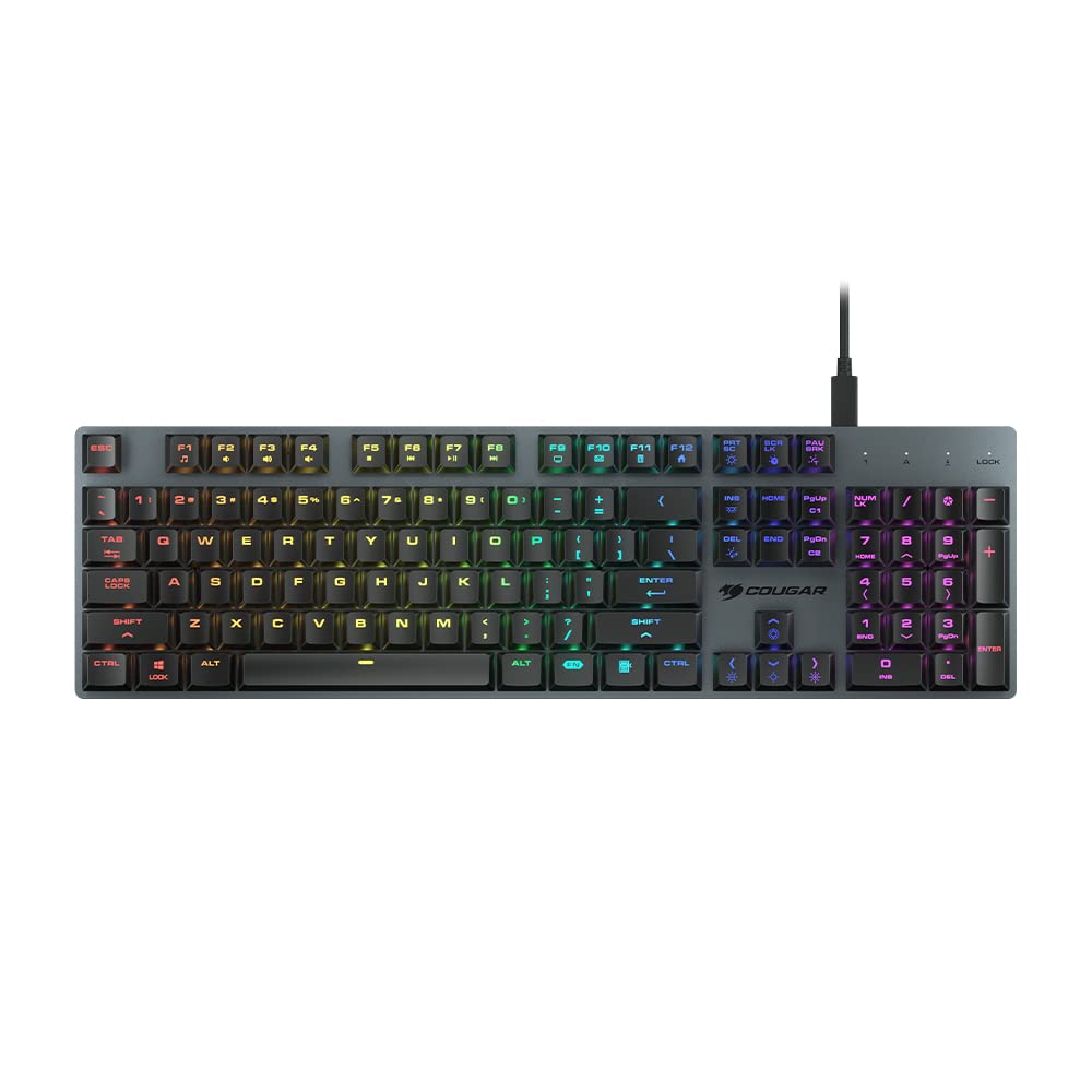 Mua COUGAR LUXLIM CGR-WO1MI-LUX Gaming Keyboard, Red Switches, Thin ...