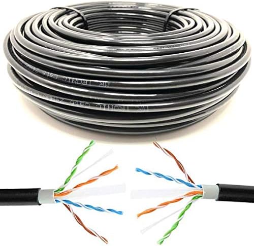 Mr. Tronic 50m Ethernet Network Bulk Cable Outdoor Weatherproof | CAT6 ...