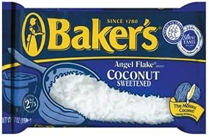 Amazon.com : Baker's Angel Flake Coconut, 7-Ounce Packages (Pack of 12 ...