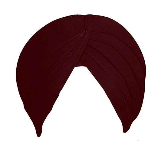 Shahi Sikh Maroon Color Traditional Turbans/ Punjabi Hat / Punjabi ...