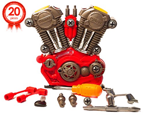 Buy Toy Engine & Tool Set For Kids – Build Your Own Motor & Hear It Run ...