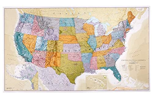 Maps International Giant Classic USA Mega-Map - Map of The United ...