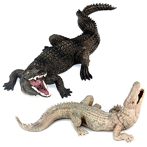 Funshowcase African Jungle Animals Toy Nile Crocodiles Figure Realistic ...
