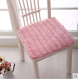 Amazon.com: Soft Thicken Plush Chair Pads with Ties Winter Indoor ...