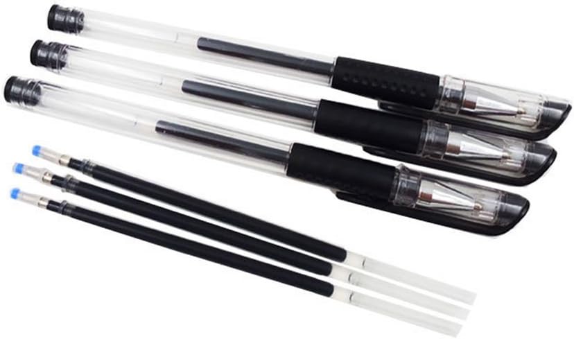 Amazon.com: Fine Smooth-Flowing Gel Ink Pens,Fine Point(0.5mm),Black,3 ...