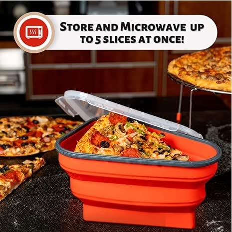 Mua Pizza Storage Container Expandable,Pizza Container with 5 ...