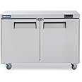 Amazon.com: ICECASA 48" W Commercial Freezer Worktop Undercounter ...