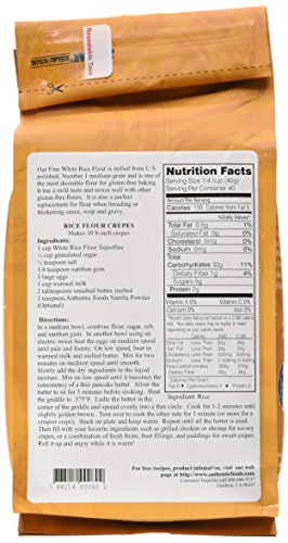 Authentic Foods Superfine White Rice Flour - 3lb | Pricepulse