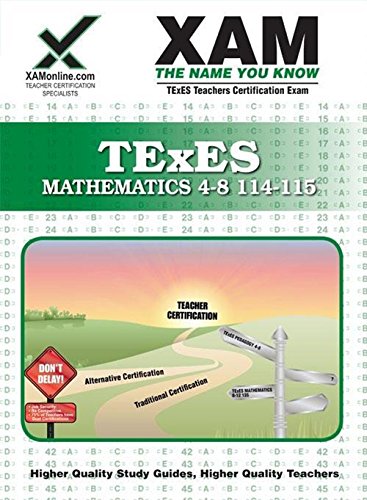 Amazon.com: TExES Mathematics 4-8 114-115 (XAM TEXES): 9781581972955 ...