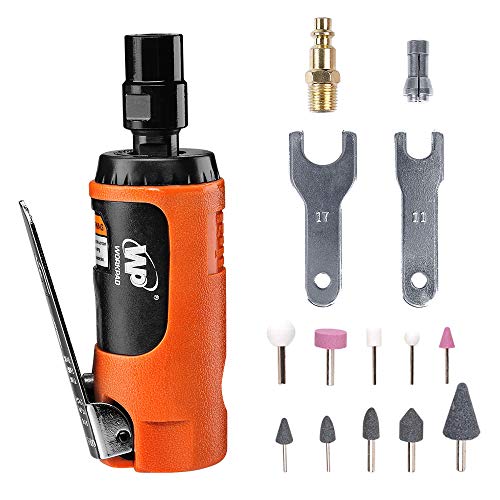 WORKPAD Mini Air Straight Die Grinder with 10-Pieces Air Die Grinder ...