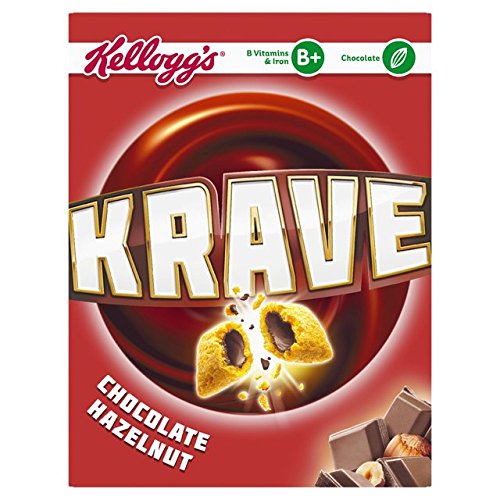 Kellogg's Krave Hazelnut, 375 g: Amazon.co.uk: Grocery