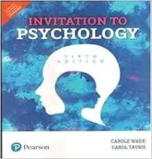 Invitation To Psychology 6Th Editon: Carole Wade: 9789332586383: Amazon ...