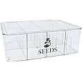 Amazon.com : Xbopetda Seed Storage Box, Acrylic Seed Saving Box with ...