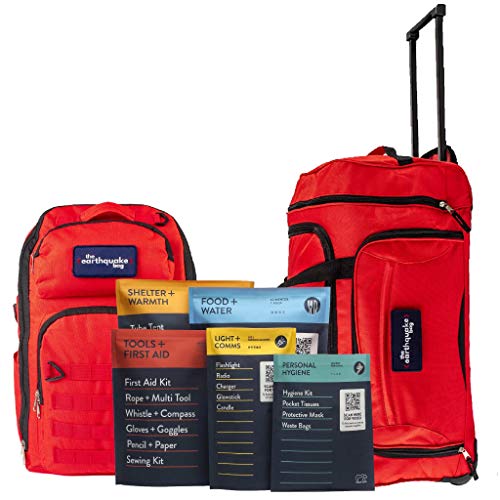 Complete Earthquake Bag - Emergency kit for Earthquakes, Hurricanes ...