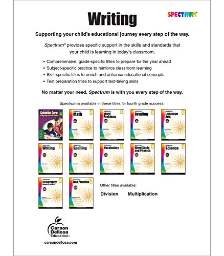 Spectrum Writing Workbook Grade 4 Informative Opinion Dialogue Spectrum Writing Workbook Grade 4 Informative Opinion Dialogue
